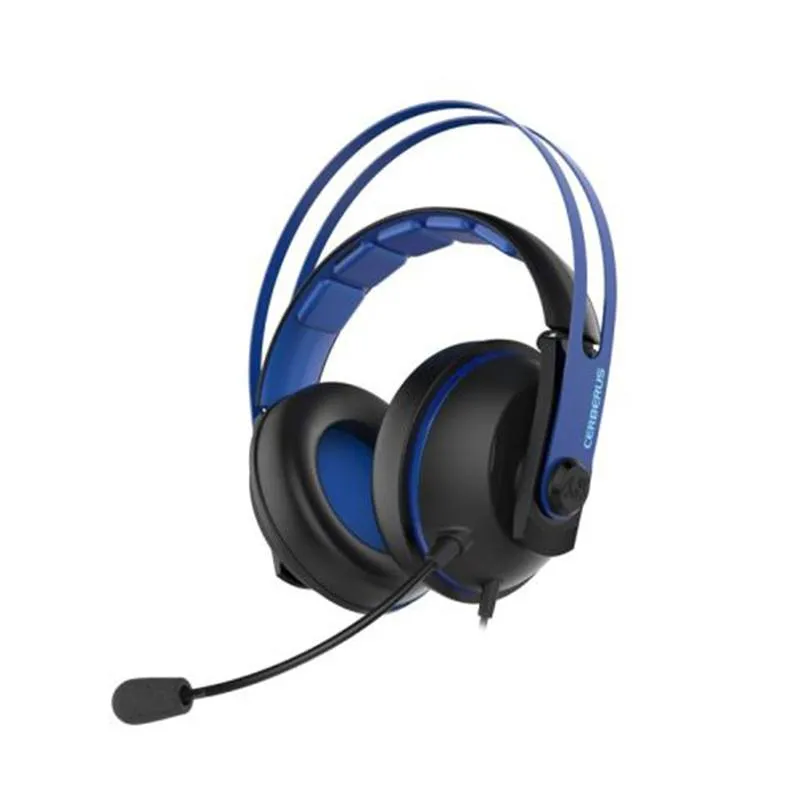 قیمت خرید و بررسی هدست گیمینگ ایسوس مدل Cerberus V2 Blue